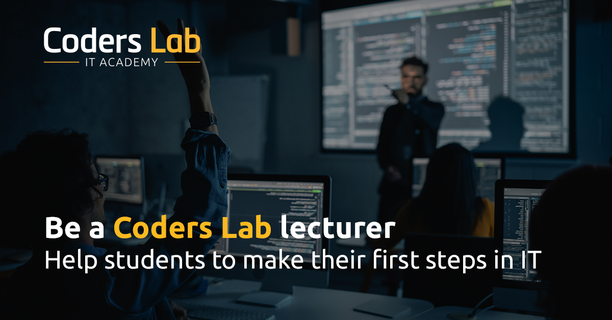 Join to Coders Lab as a lecturer